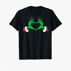 Tops | New Grinch Heart Hands Tee | Poshmark
